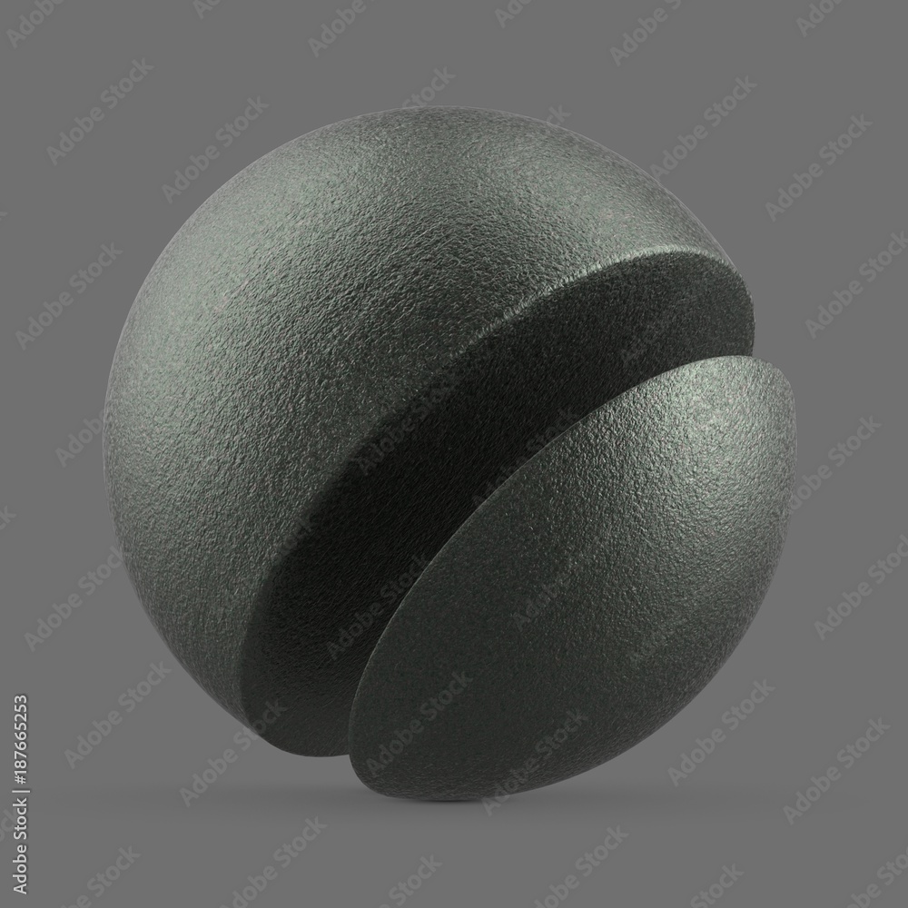 Polished matte titanium Stock 3D asset | Adobe Stock