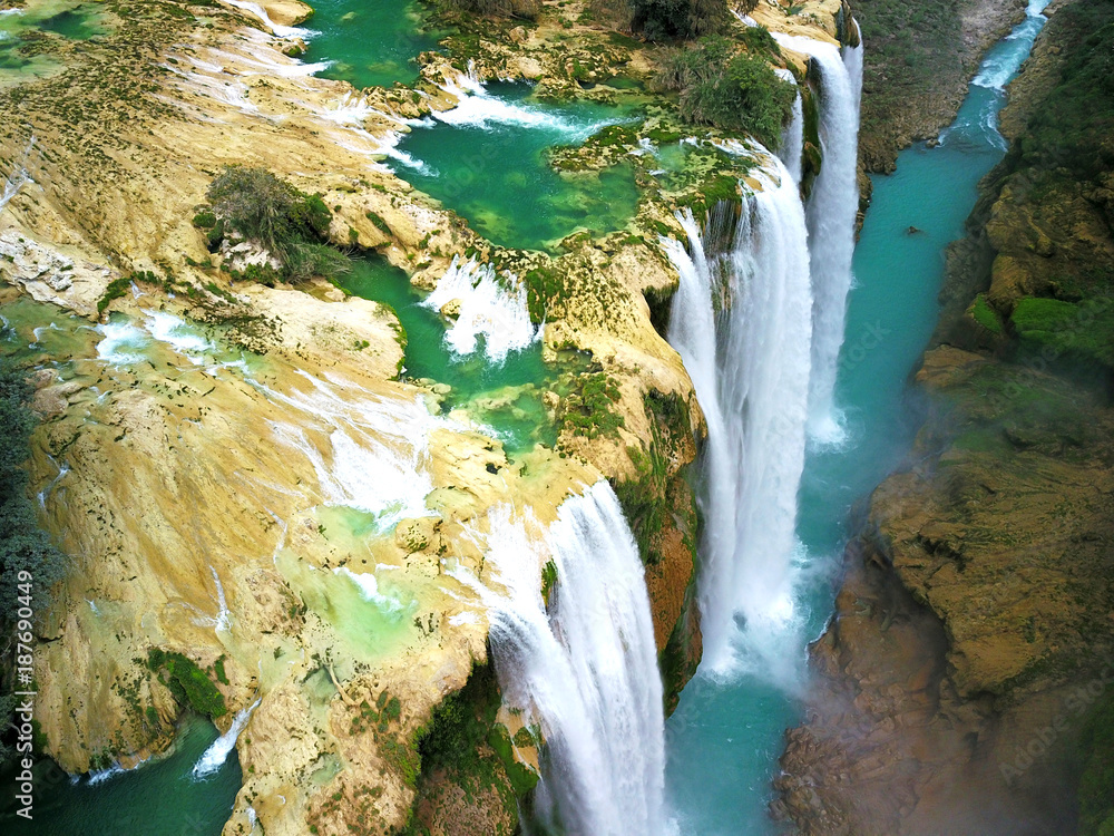 Huasteca Secreta Waterfalls Stock Photo | Adobe Stock