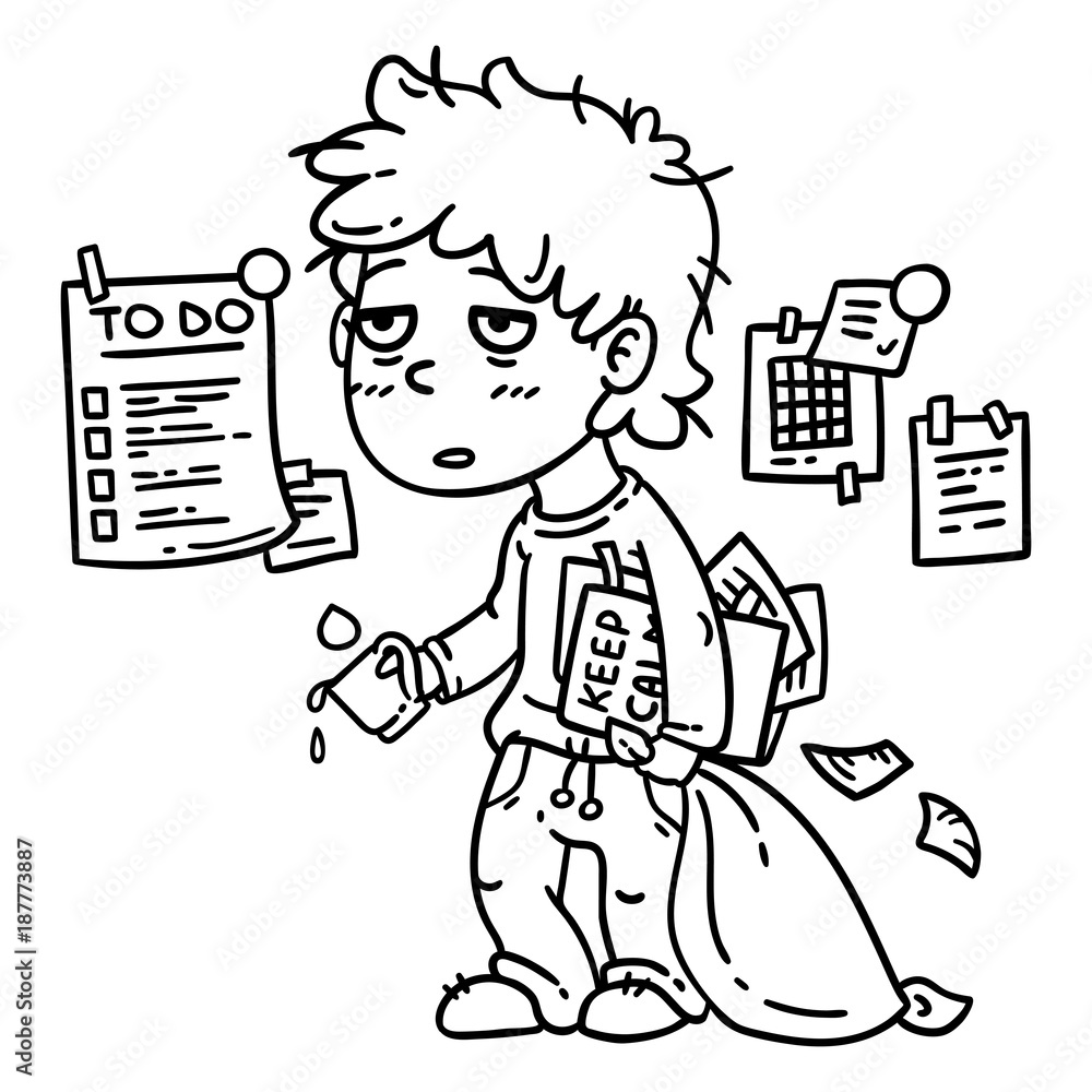 Hard work man. Tired man. Business man working hard. Isolated objects ... Hard work man. Tired man. Business man working hard. Isolated objects ...