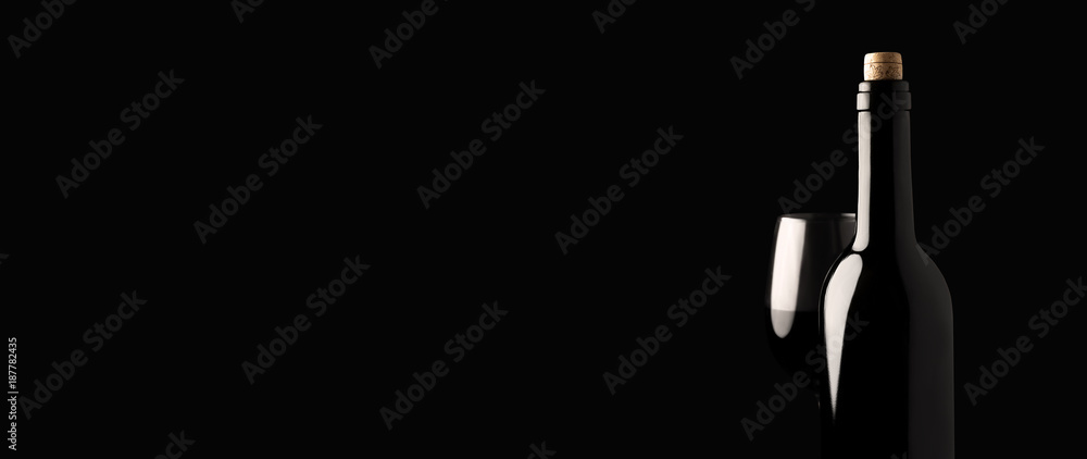 Alcohol Black Background