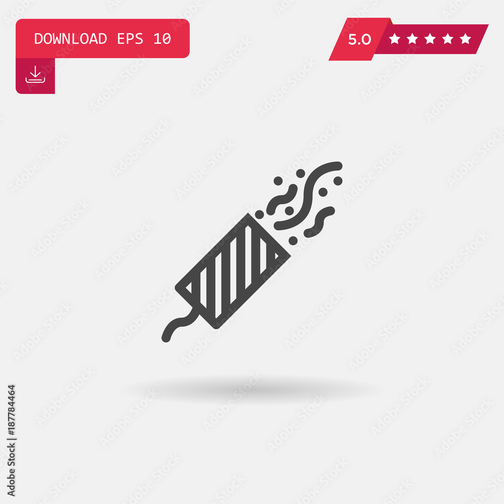 confetti vector icon Stock Vector | Adobe Stock