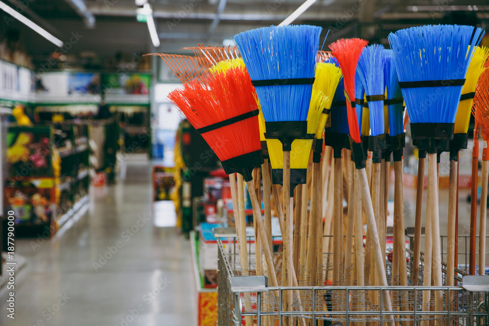 Colorful Brooms
