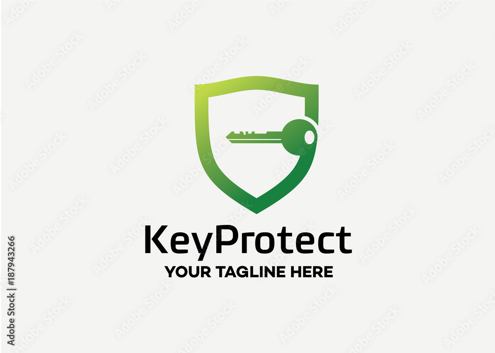 Key Protect Logo Template Design Vector, Emblem, Design Concept ...