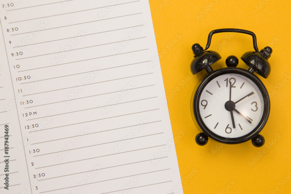 Simple Calendar with Blank Space to Write Stock Photo | Adobe Stock