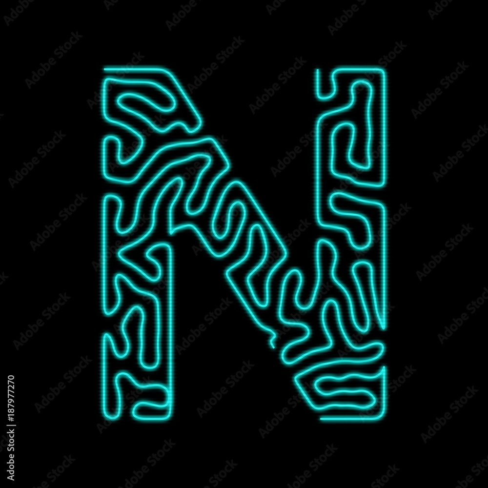 Tron Font Type