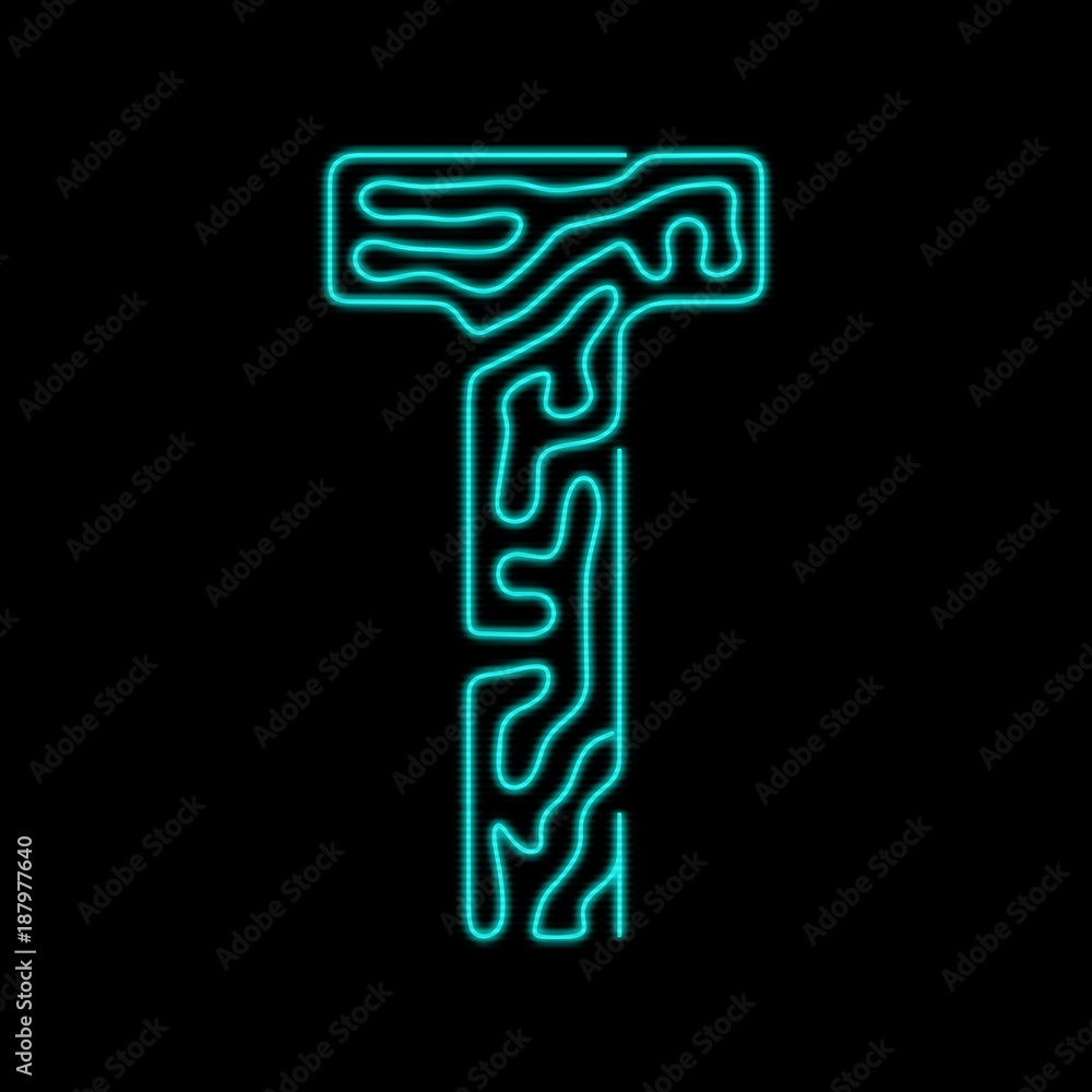 Tron Font Type
