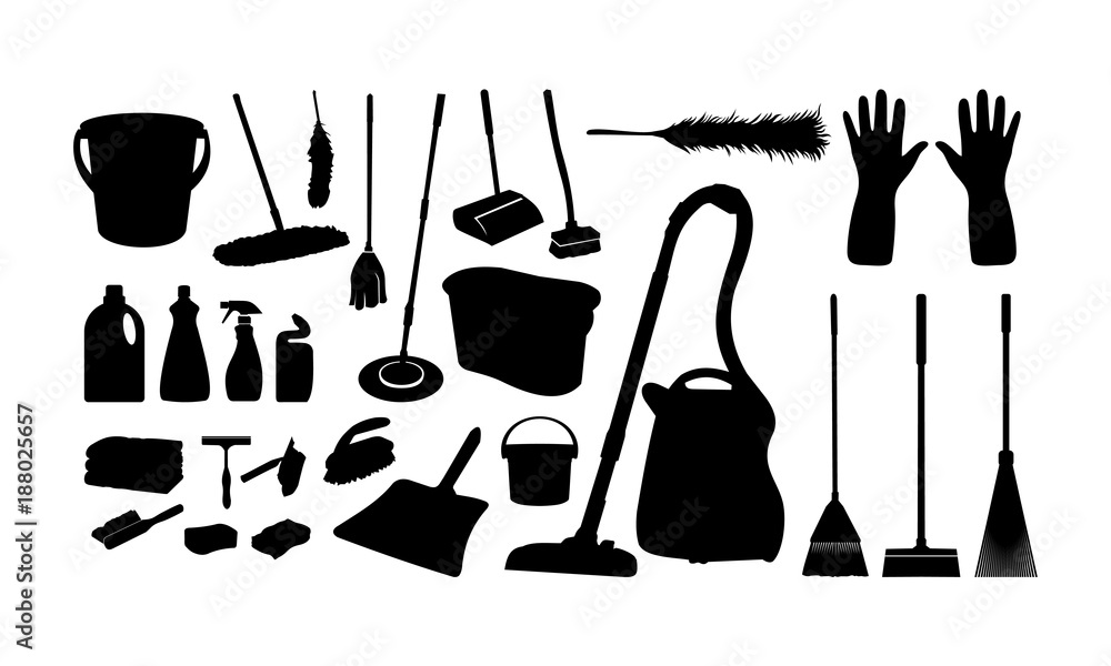 Cleaning Tools Vector