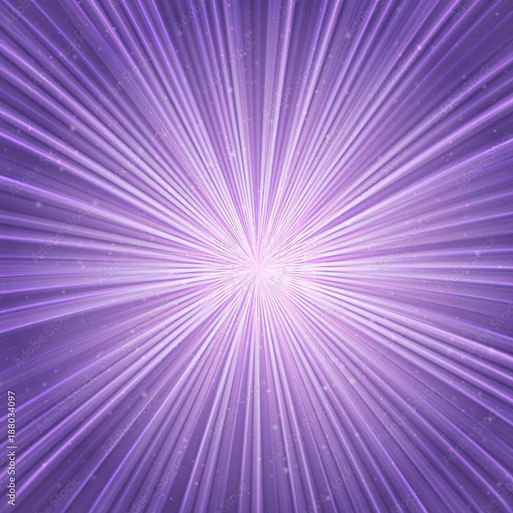 Glowing lines stretching to infinity. Ultra violet space vector ...