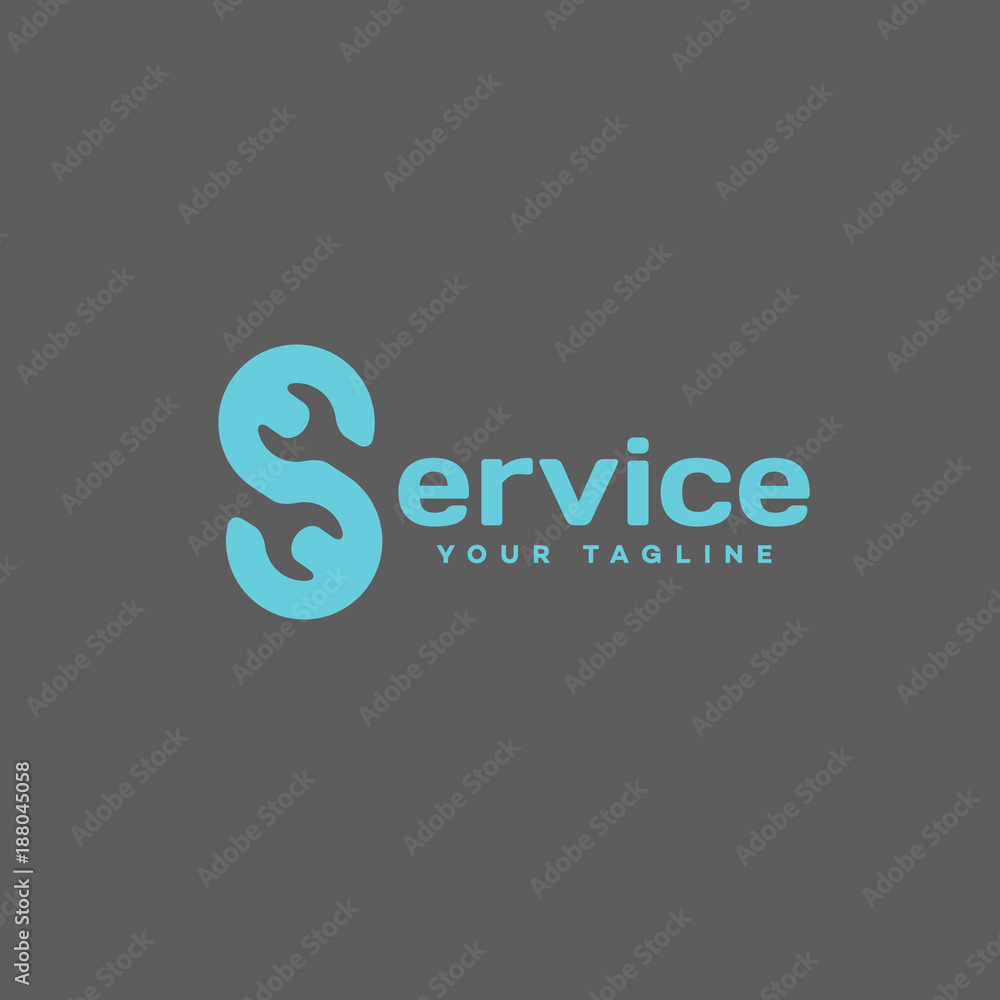 Service logo Stock Vector | Adobe Stock