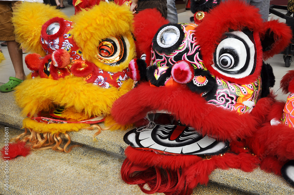 Chinese New Year Lion Dance Head
