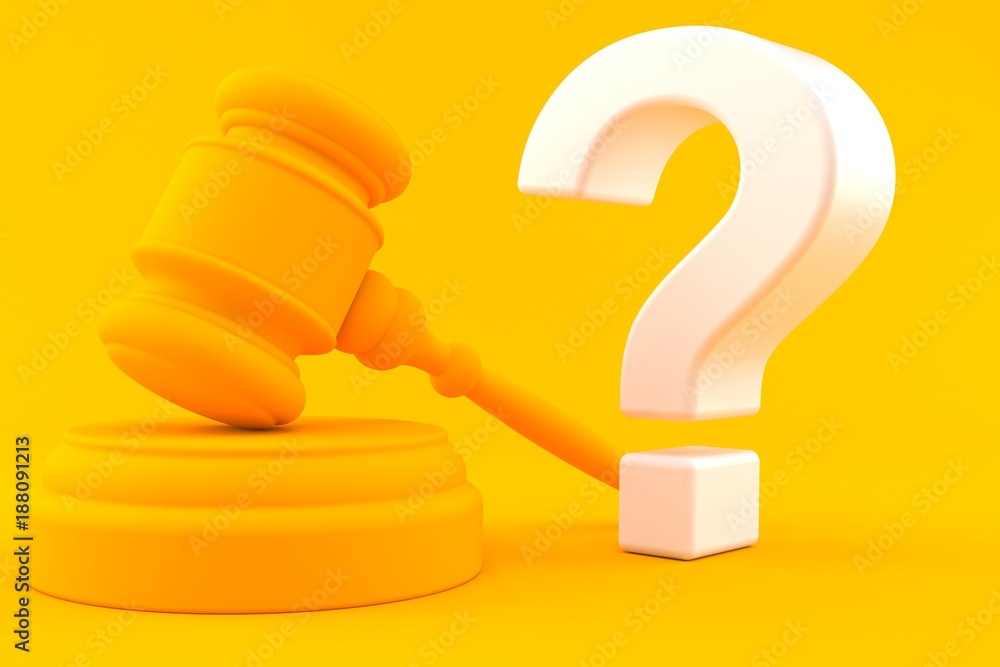 Law background with question mark Stock Illustration | Adobe Stock