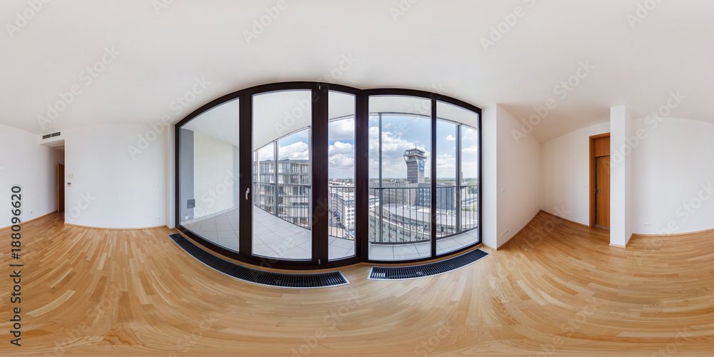 full 360 by 180 degrees panorama in equirectangular spherical ...