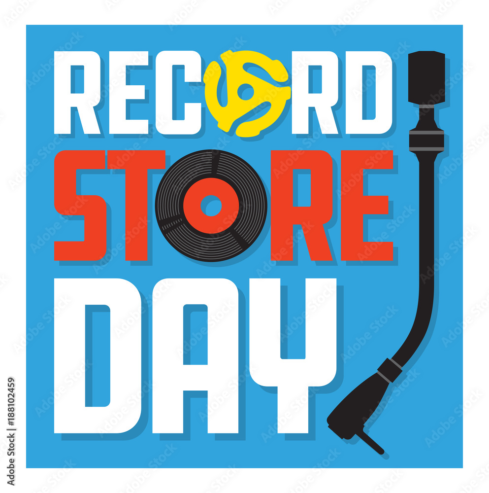 Vecteur Stock Record Store Day Album Cover Design. Vector design ...