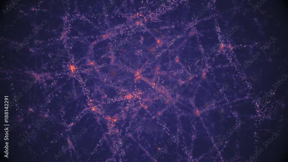Large Scale Structure Of The Universe Caused By Dark Matter 3d