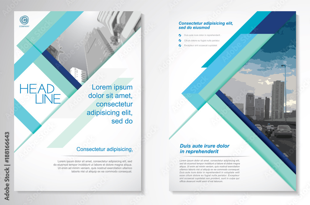 Vector Brochure Flyer design Layout template, size A4, Front page and ...