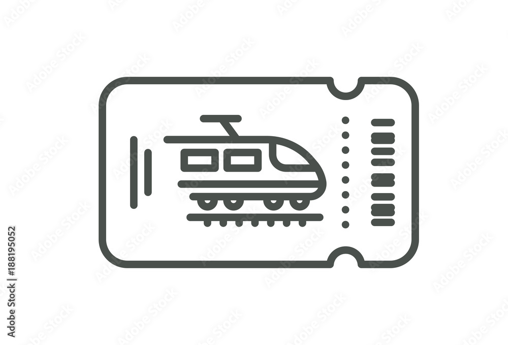 Train Ticket Clip Art