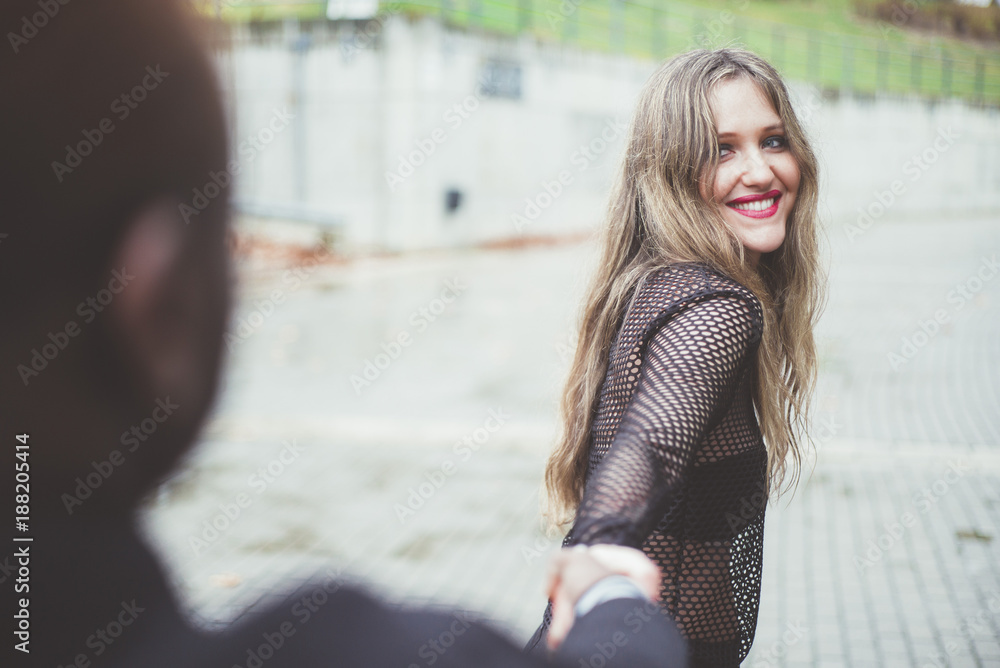 Deep connection between two young people of different races ...