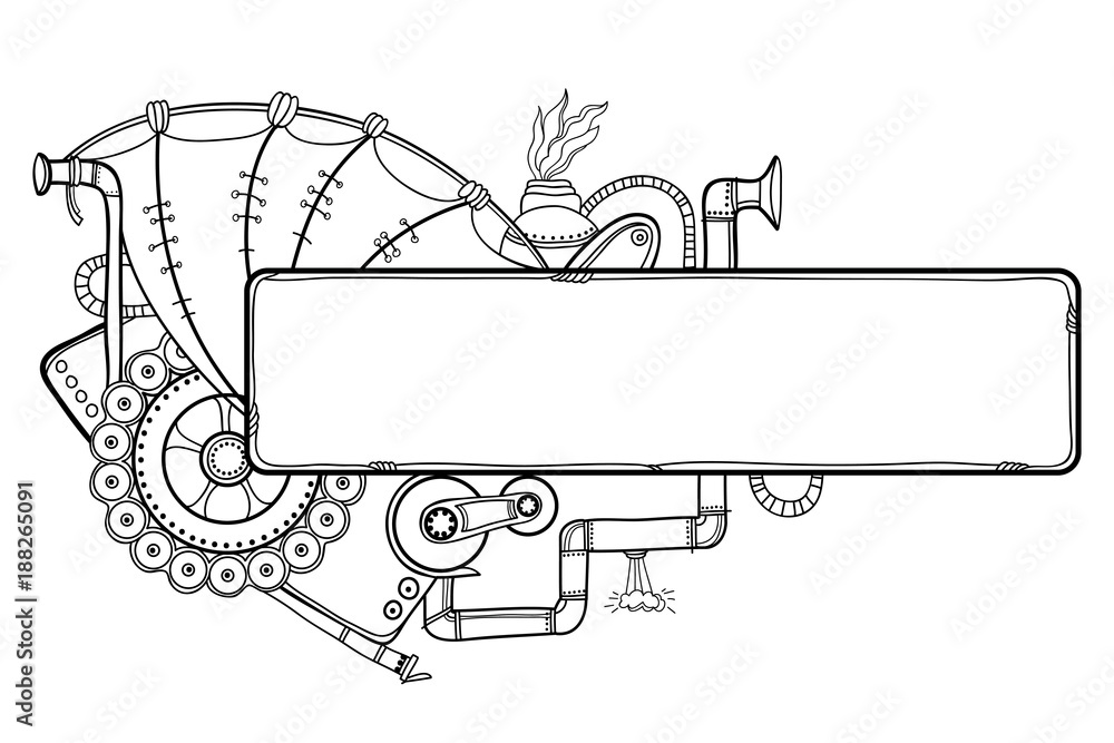 Steampunk Design Drawing