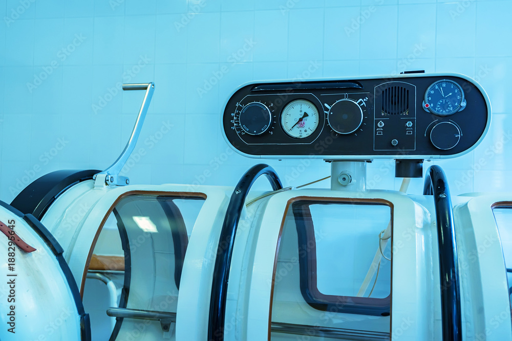 Hyperbaric oxygen therapy chamber tank Stock Photo | Adobe Stock