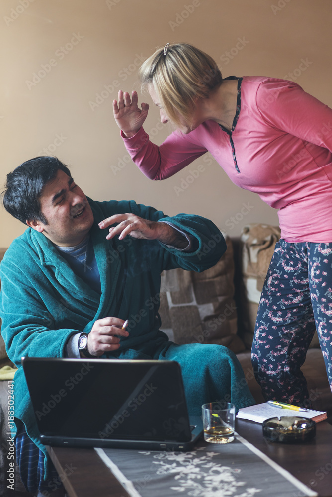 Married Couple Fighting