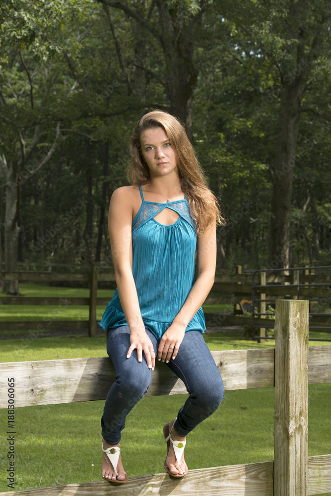 Teenage Farm Girl