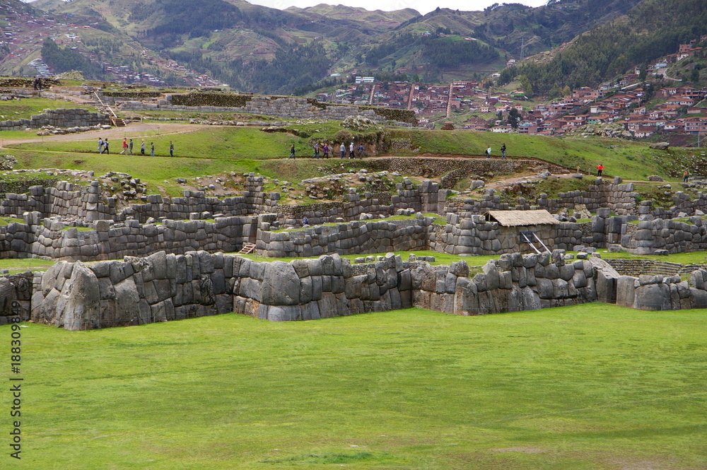 Structures of Sacsaywaman Stock Photo | Adobe Stock
