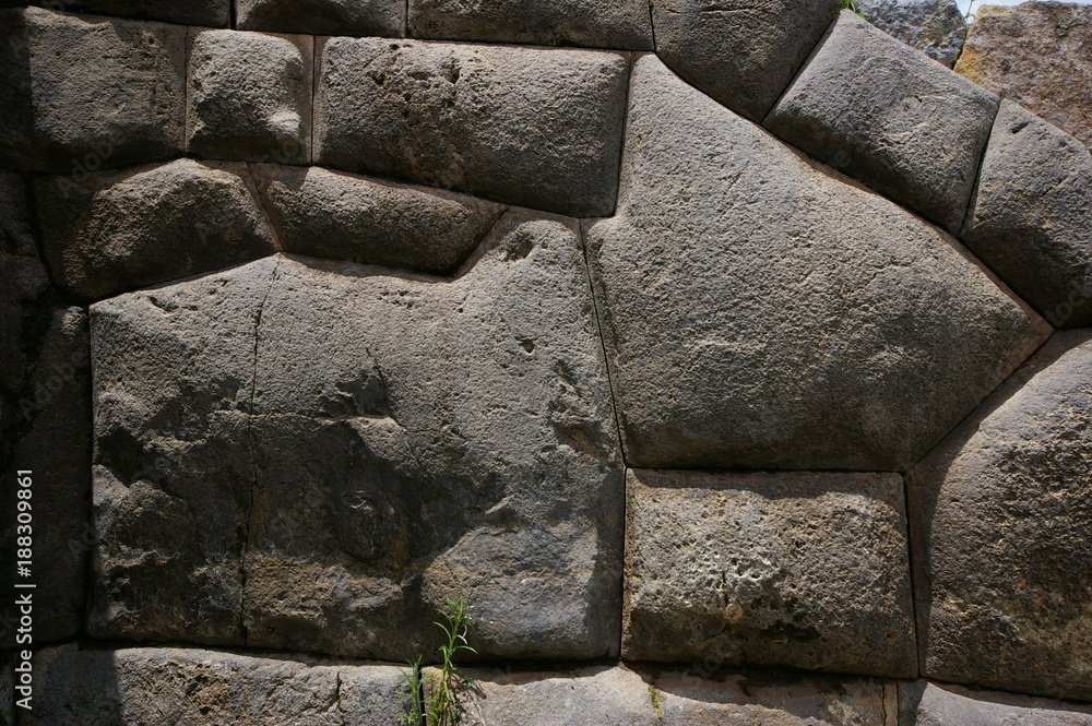 Structures of Sacsaywaman Stock Photo | Adobe Stock