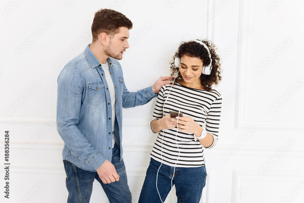 Man Hand On Shoulder