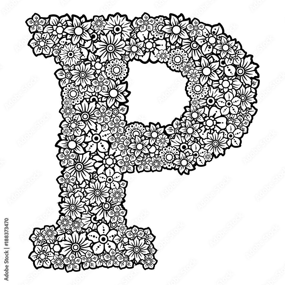 Doodle Letter P