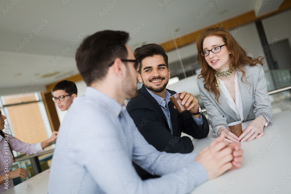 Business people having fun in office Stock Photo | Adobe Stock