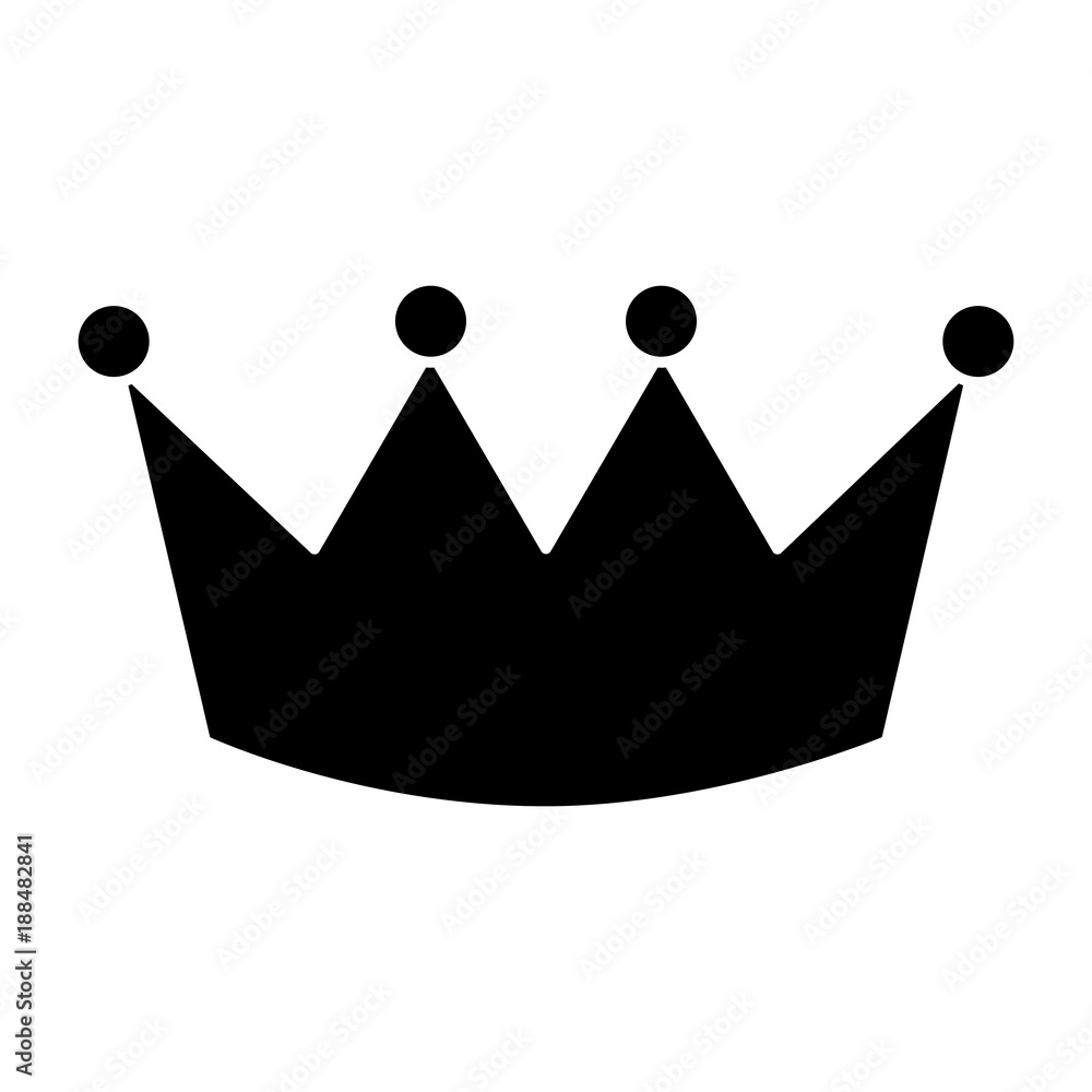 crown luxury royal monarchy icon vector illustration pictogram design ...