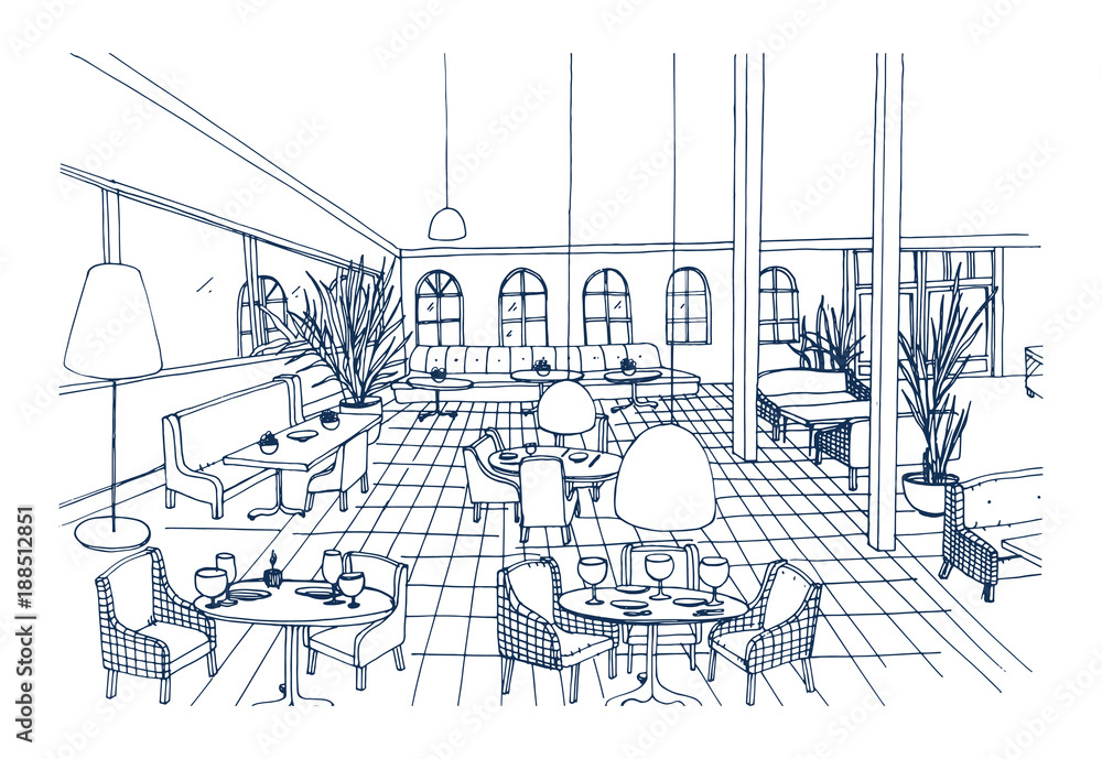 Restaurant Drawing