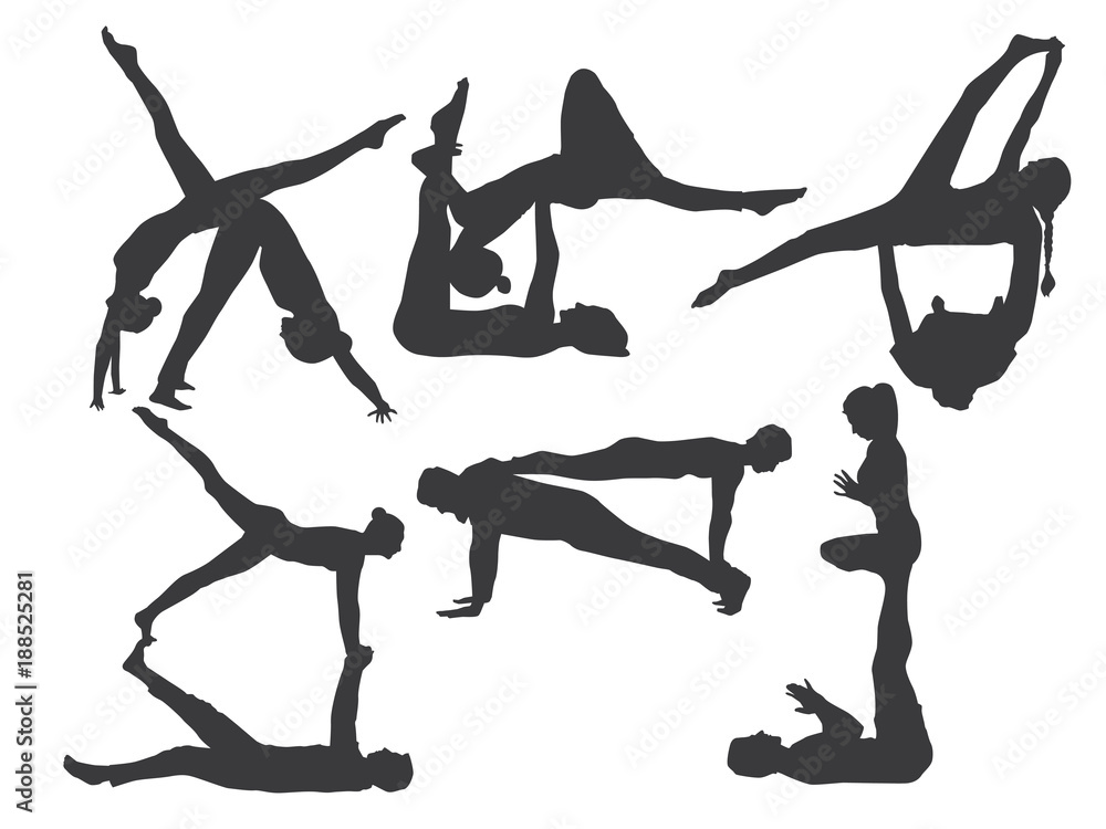 Acroyoga Stock Vector | Adobe Stock