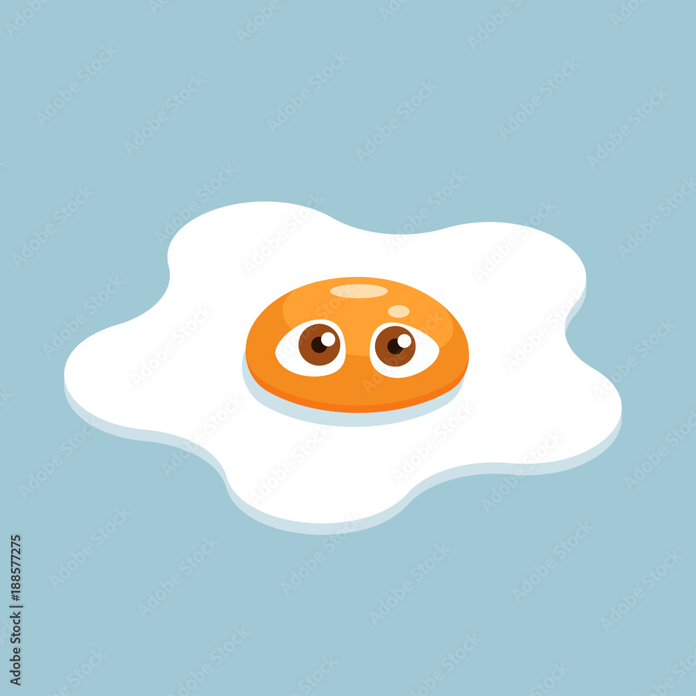 Cartoon Egg Yolk