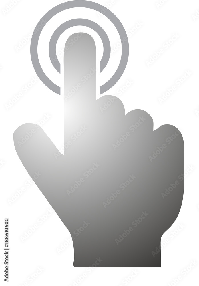 Knopf drücken Stock-Illustration | Adobe Stock