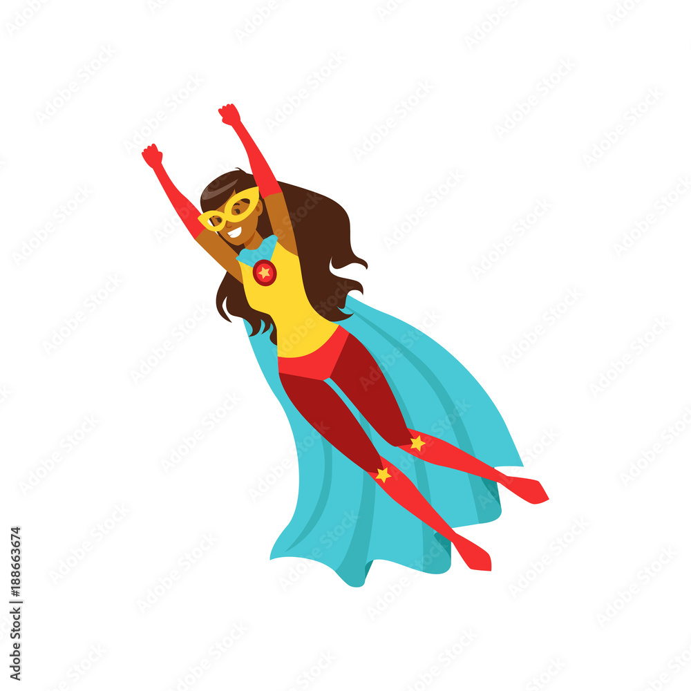 Flying Superhero Girl