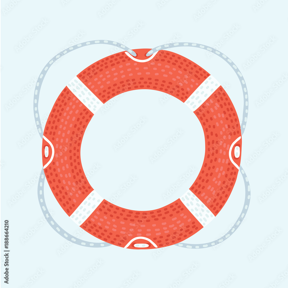Lifeline icon. Cartoon illustration of lifeline vector icon for web ...