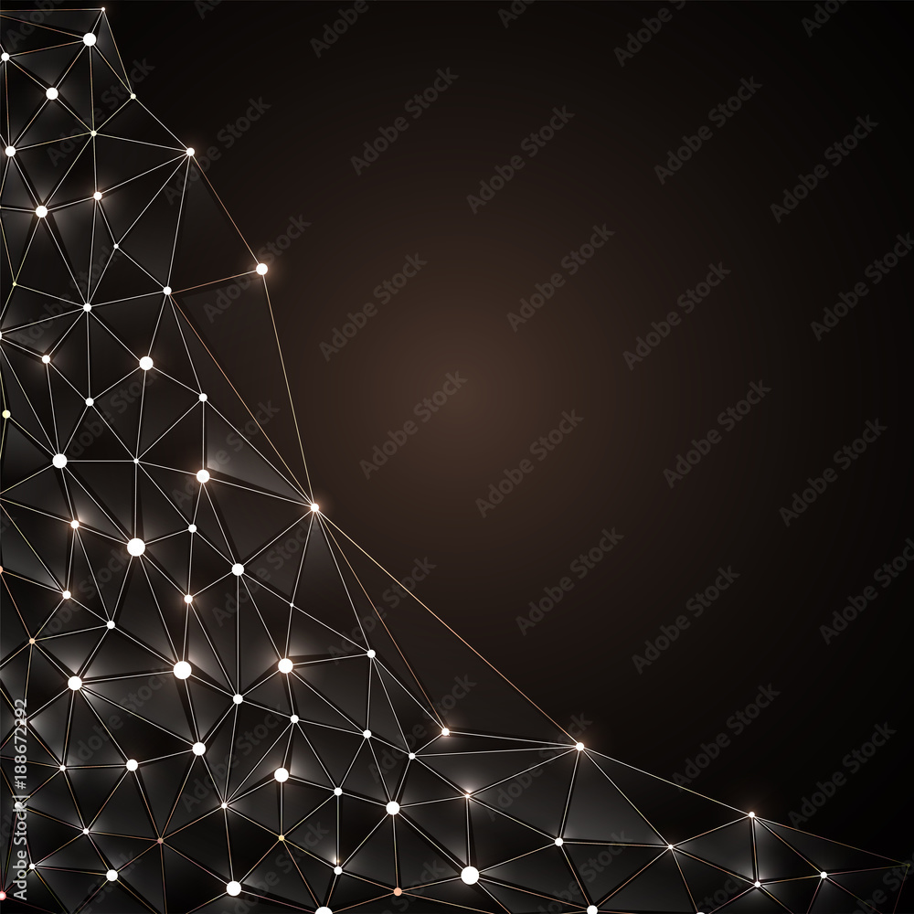 Blockchain network concept , Distributed ledger, computer connection technology, matrix coded ...