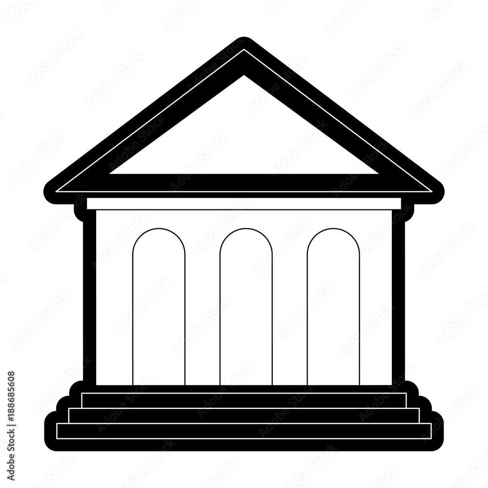 greek building design Stock Vector | Adobe Stock