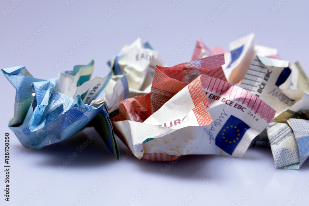 Geldschein Euroschein Banknote Stock-Foto | Adobe Stock