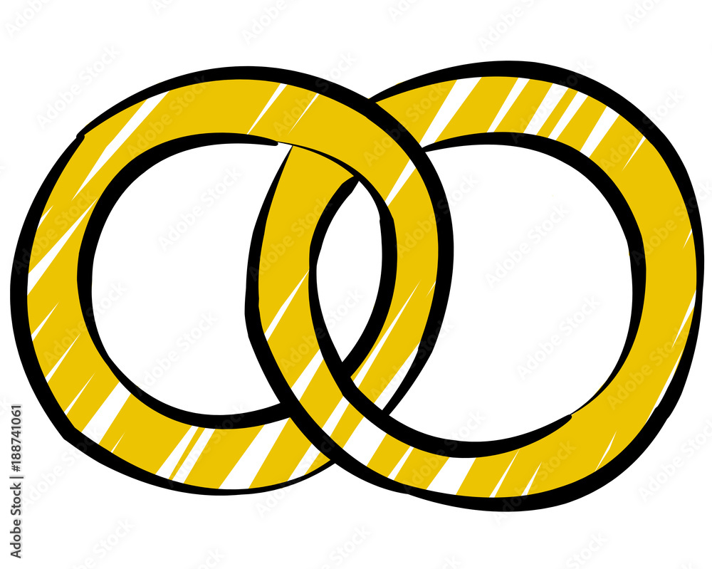 Eheringe, Ehesymbol Stock-Illustration | Adobe Stock