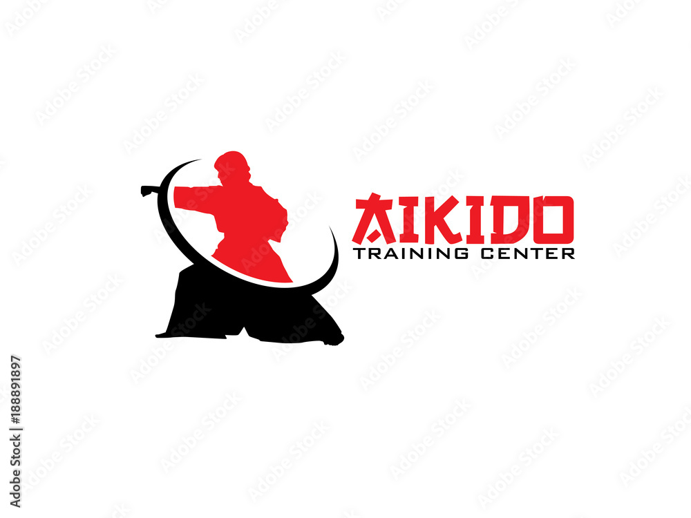 Aikido logo Stock Vector | Adobe Stock