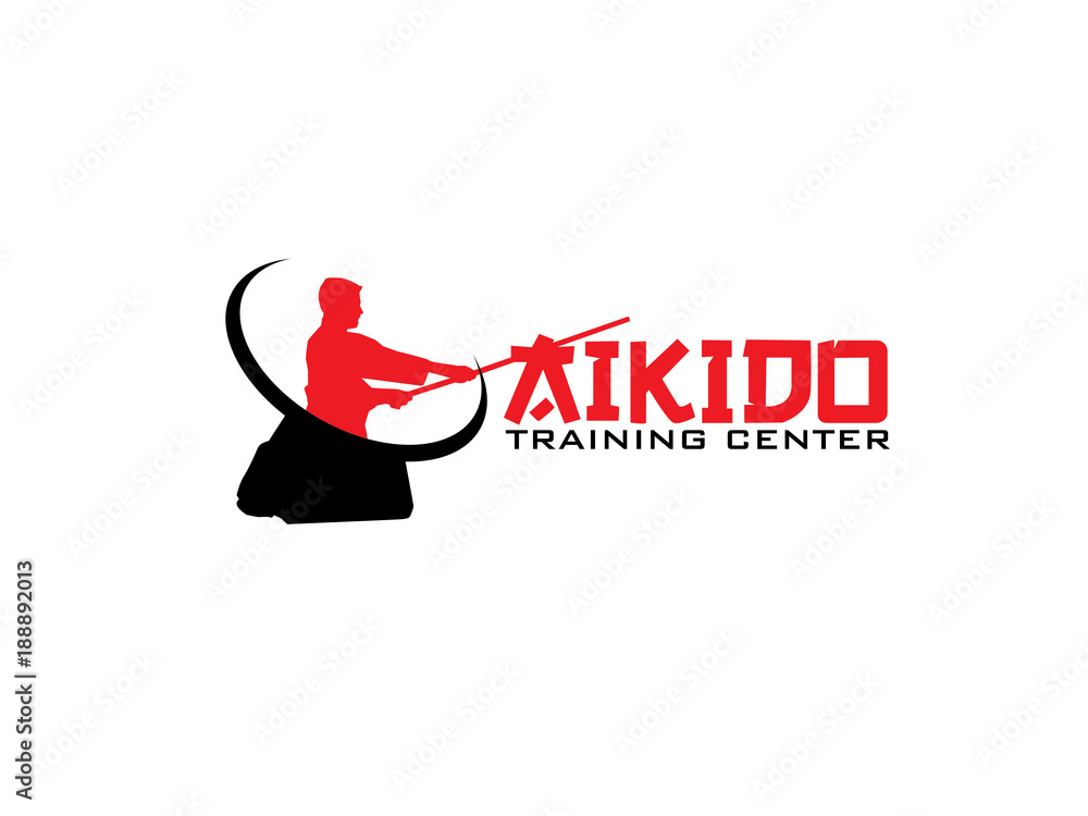 Vecteur Stock Aikido logo | Adobe Stock