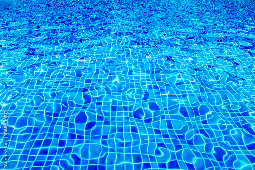 Swimming Pool Texture Background with Blue Ripple Water in Summer Stock ...