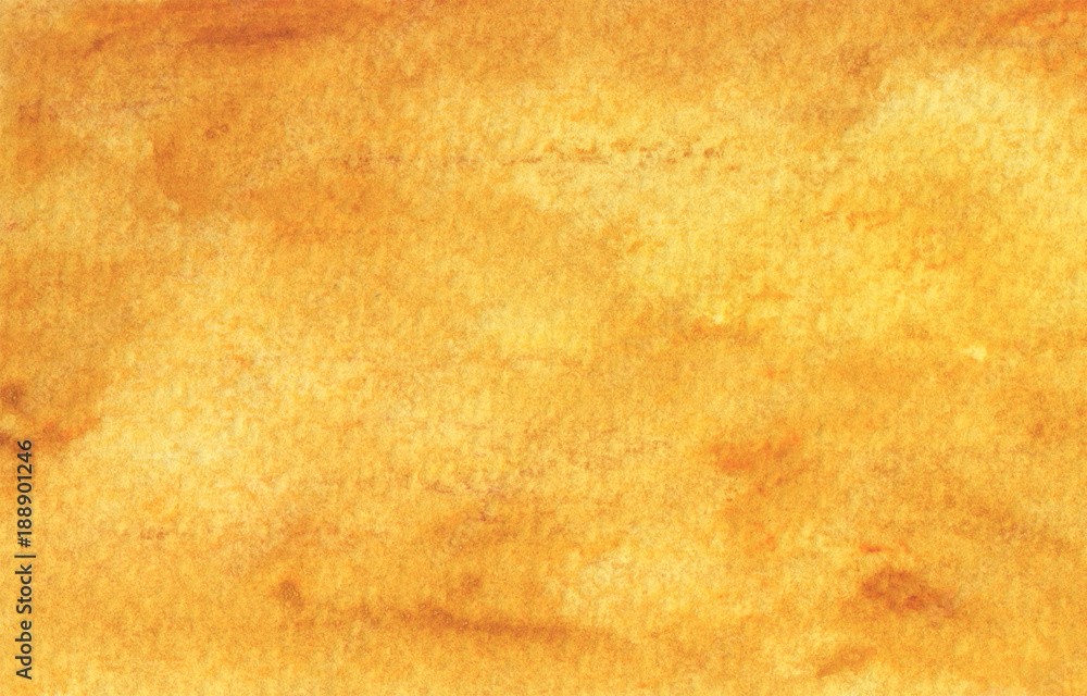Abstract painting yellow watercolor background on paper texture Stock ...