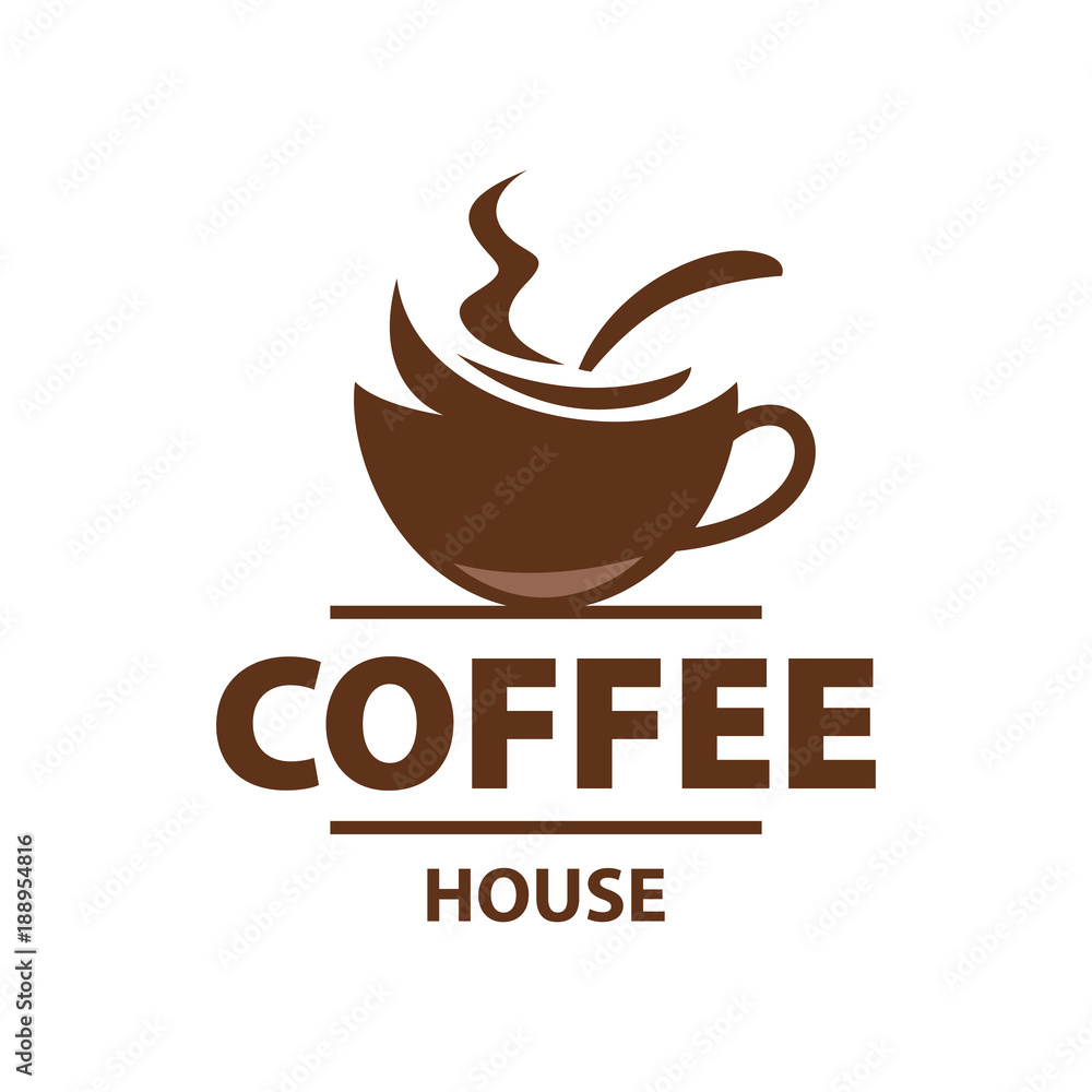 Coffee cup vector logo design template. Vector coffee shop labels ...