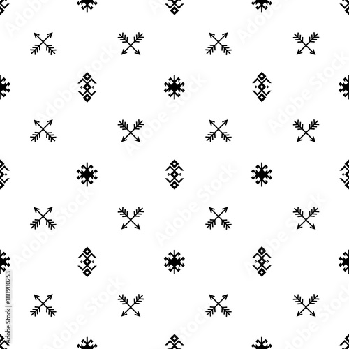 Black And White Native American Patterns And Designs