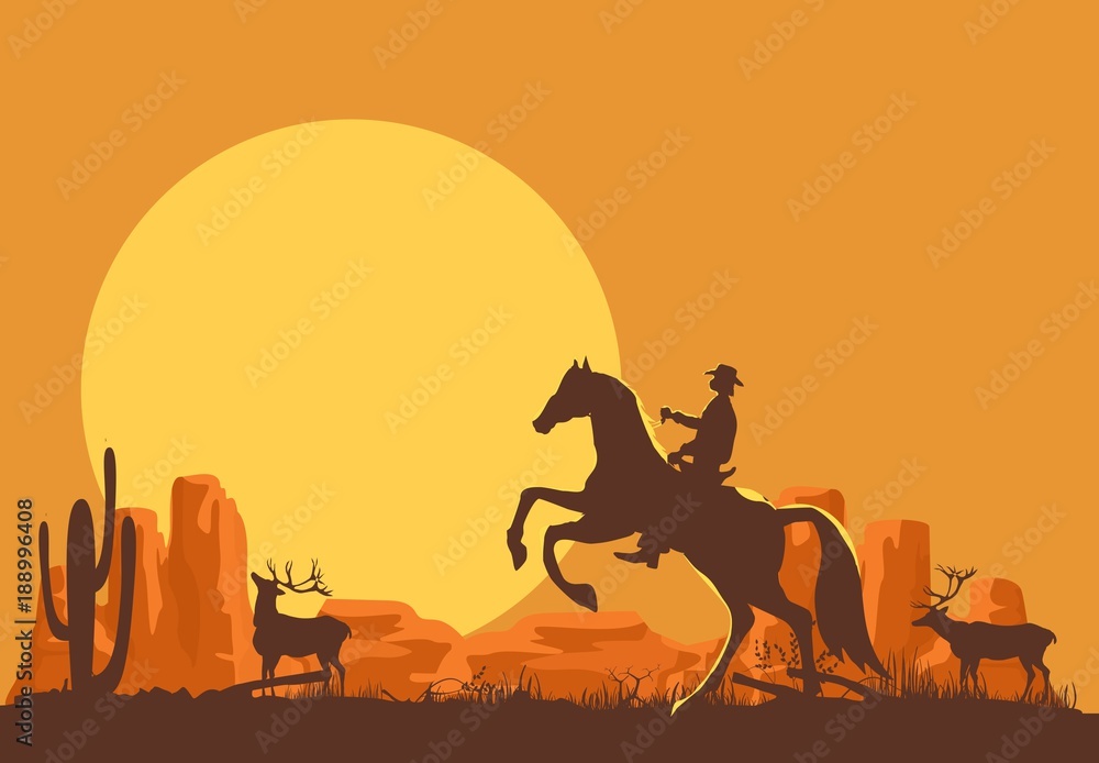 Cowboys Wild West Wallpaper