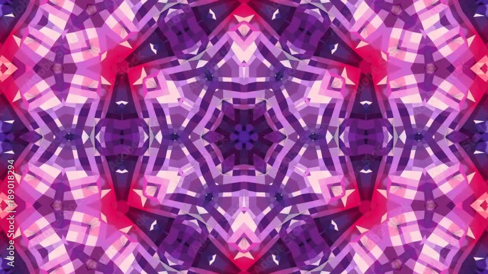 red puple low poly geometric background as a moving stained glass or ...