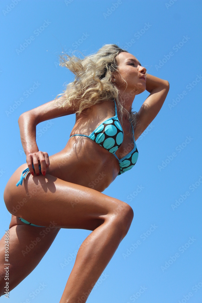 Sexy Woman Posing At The Beach Special Angle Stock Photo Adobe Stock